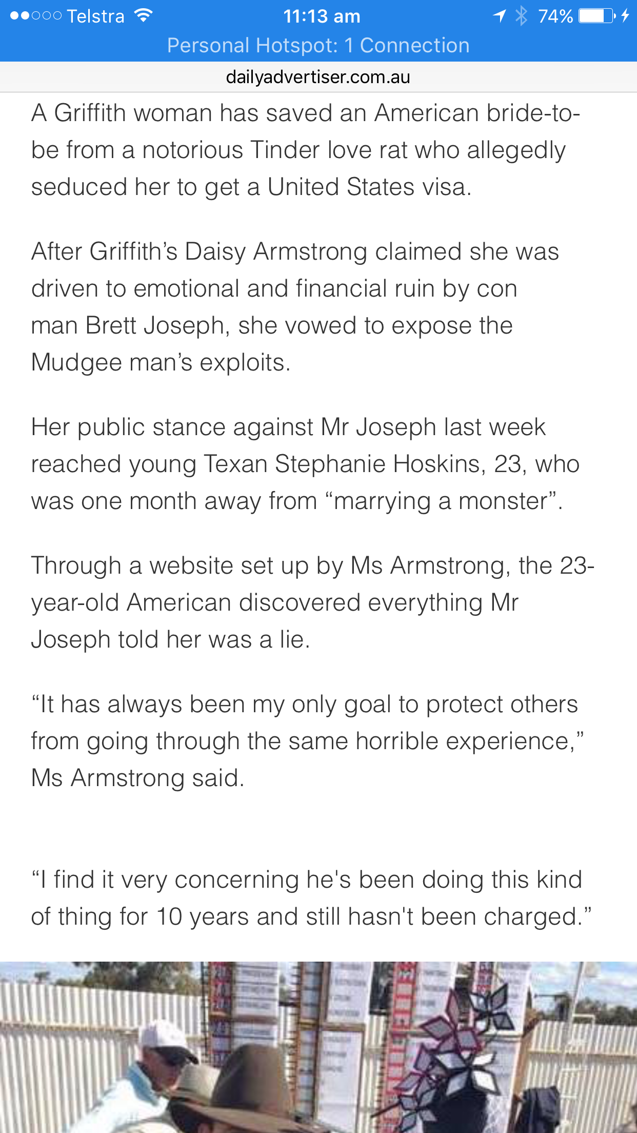 Media Coverage – STOP BRETT JOSEPH