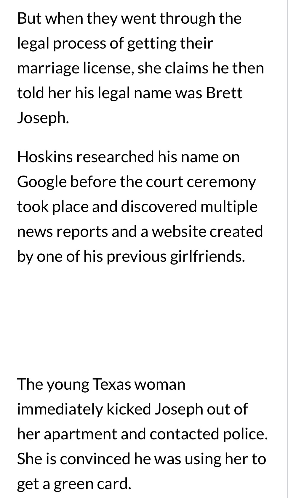 Media Coverage – STOP BRETT JOSEPH