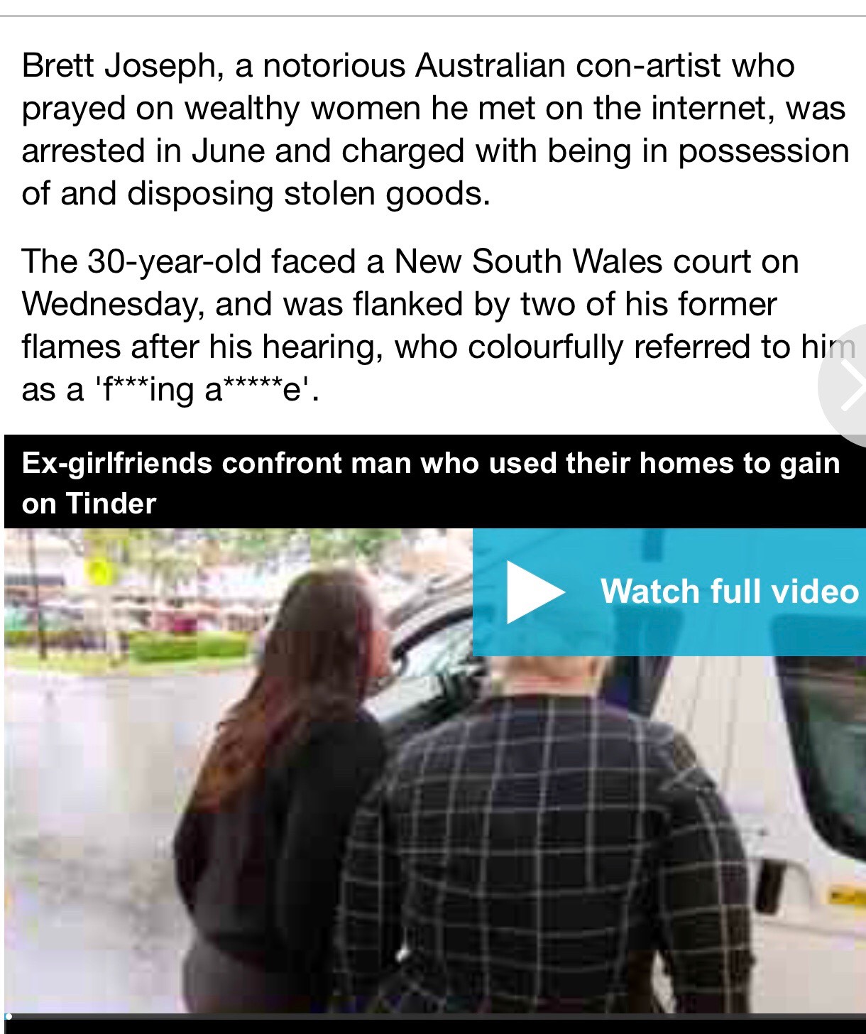 Media Coverage – STOP BRETT JOSEPH