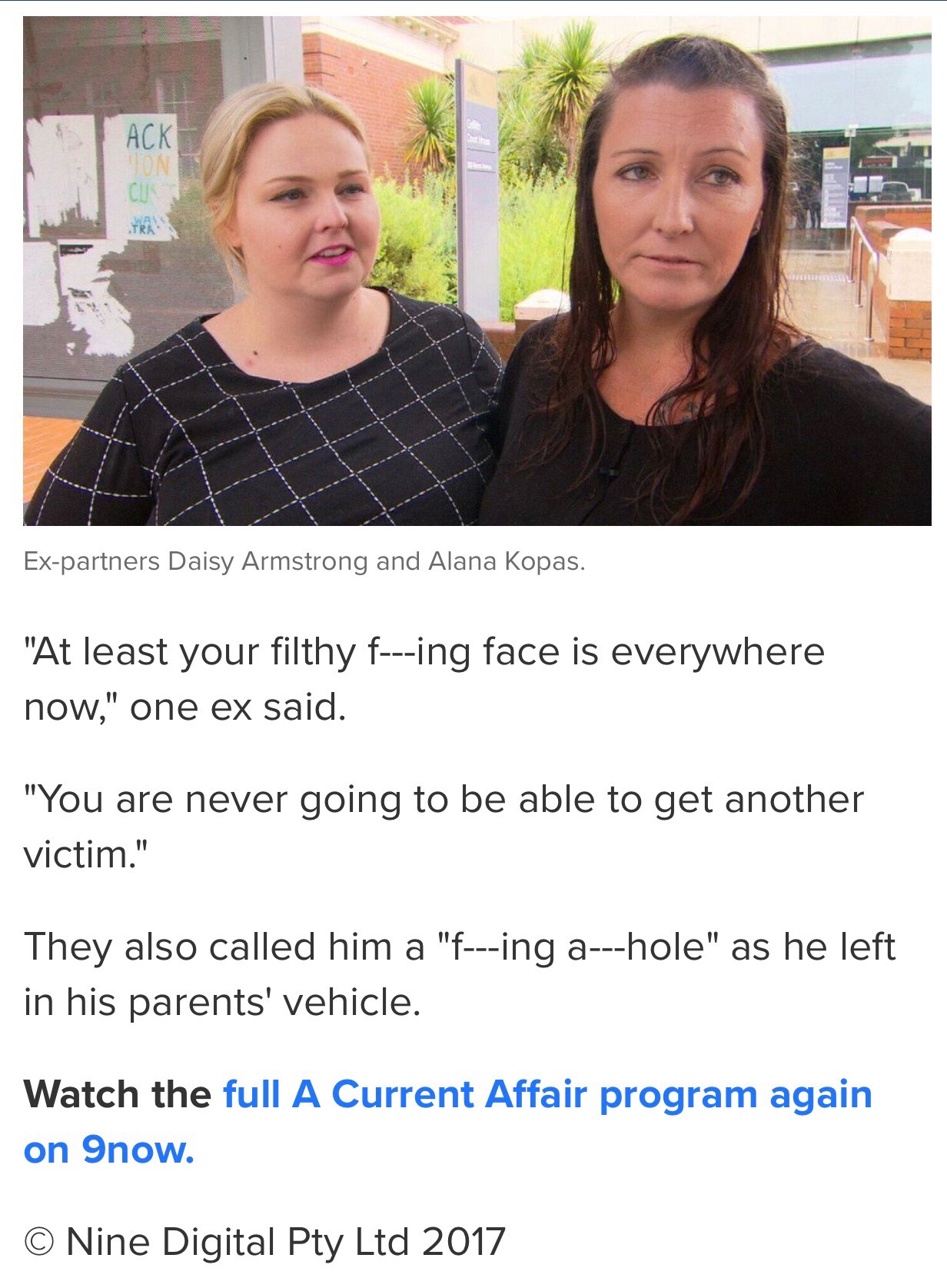 Media Coverage – STOP BRETT JOSEPH