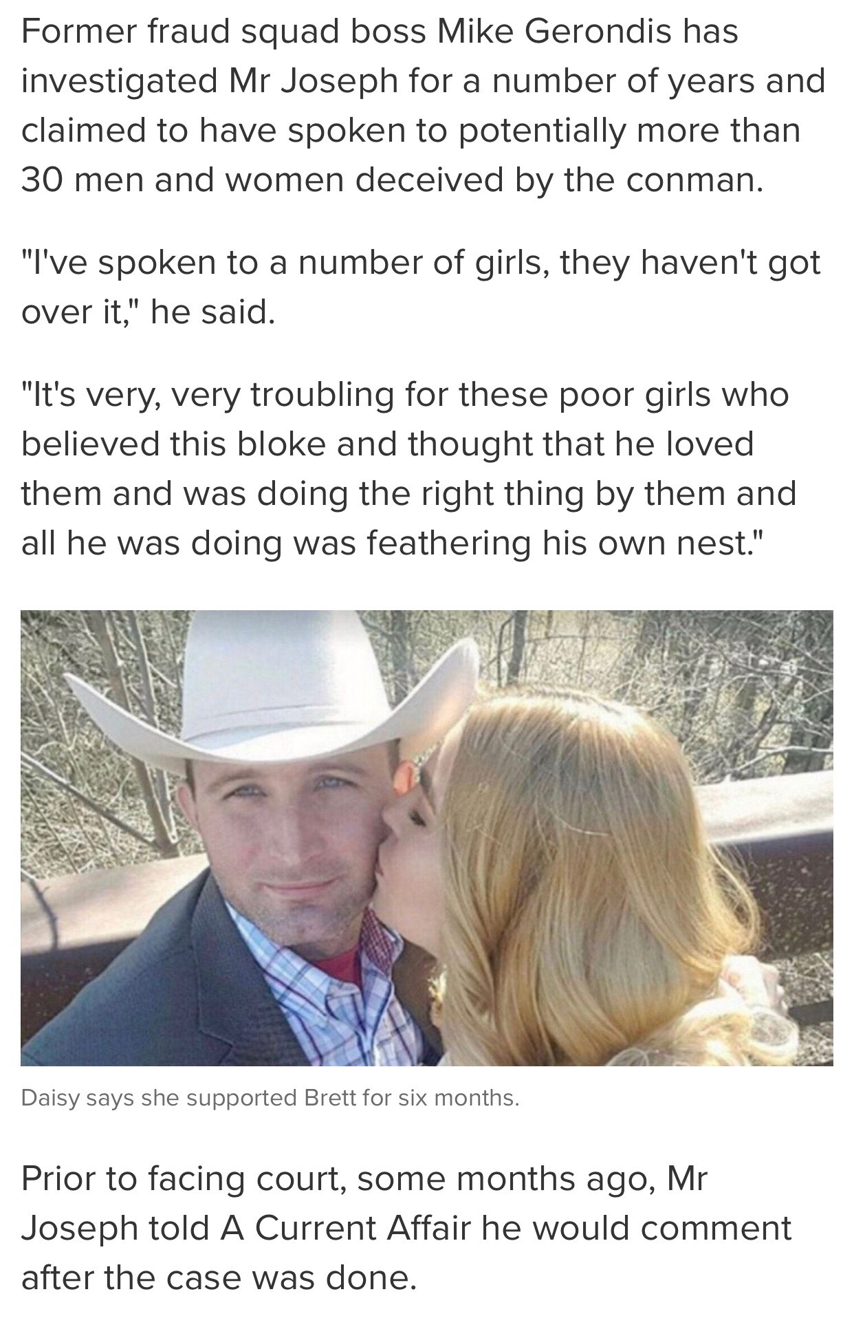 Media Coverage – STOP BRETT JOSEPH